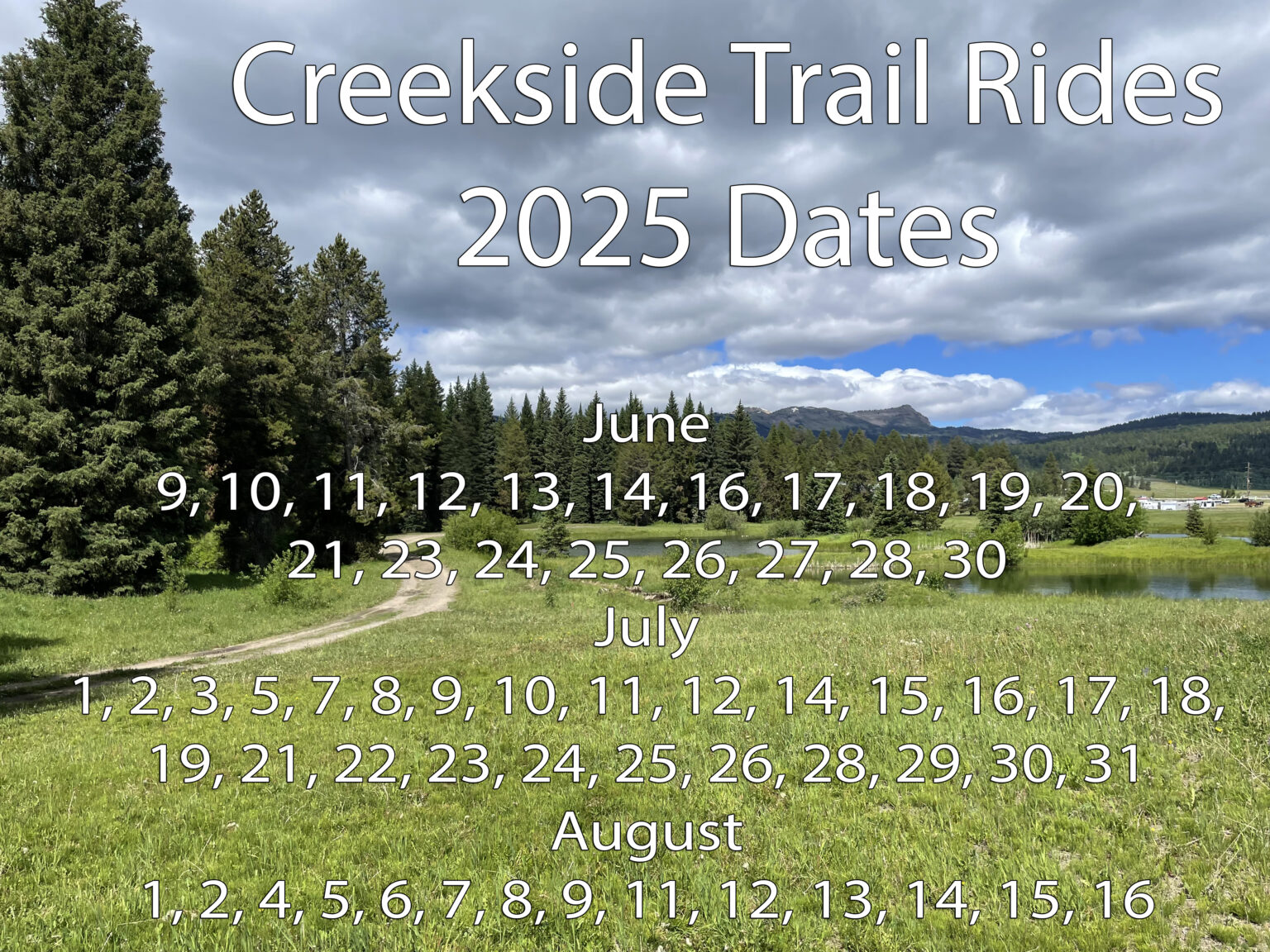 Creekside Trail Rides – West Yellowstone Rodeo