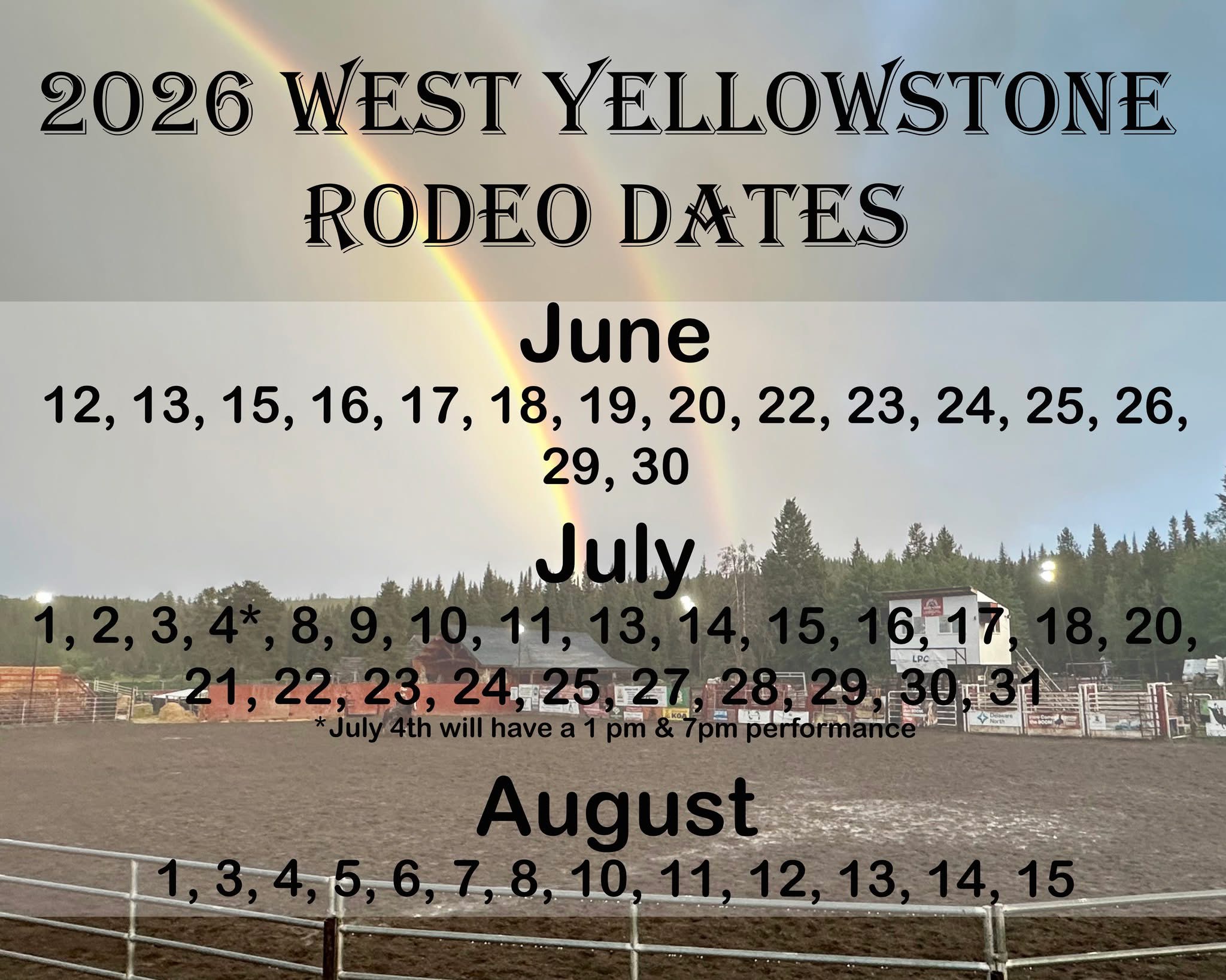 Rodeo Tickets – West Yellowstone Rodeo